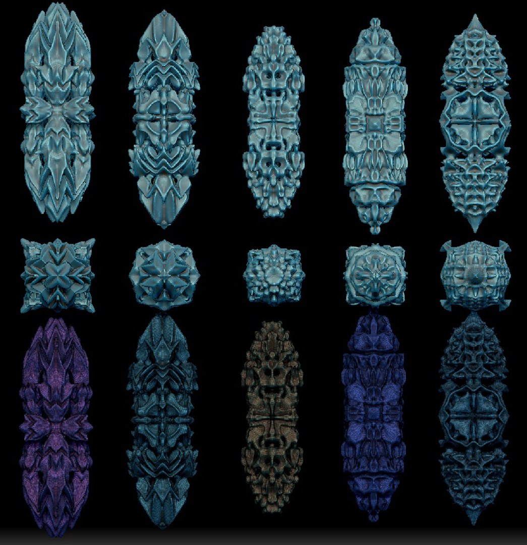 30 Fractal Form Print 3D Model - TurboSquid 1924612