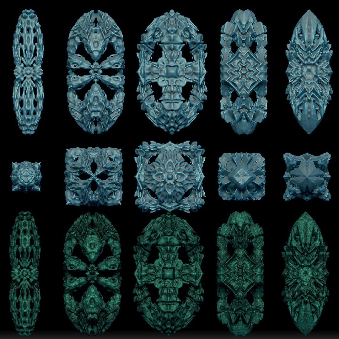 30 Fractal Form Print 3D Model - TurboSquid 1924612