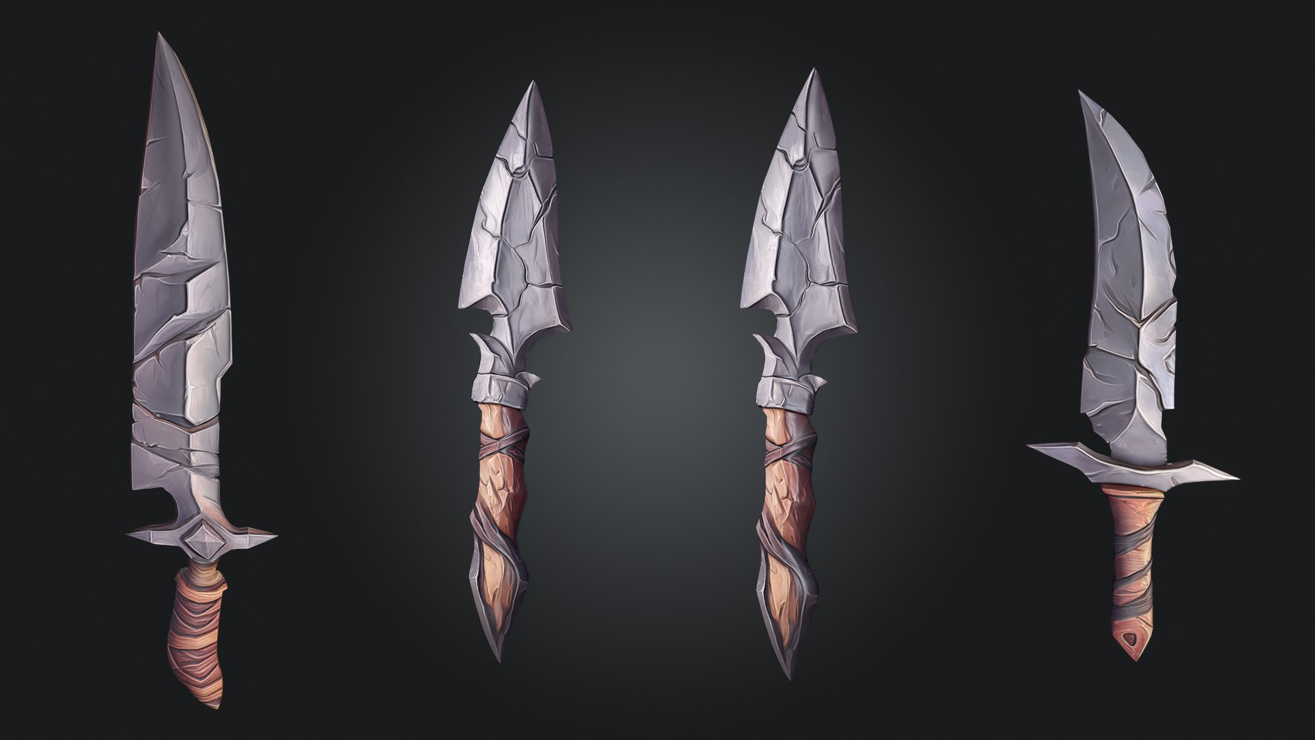 Daggers 3D Model - TurboSquid 2160662