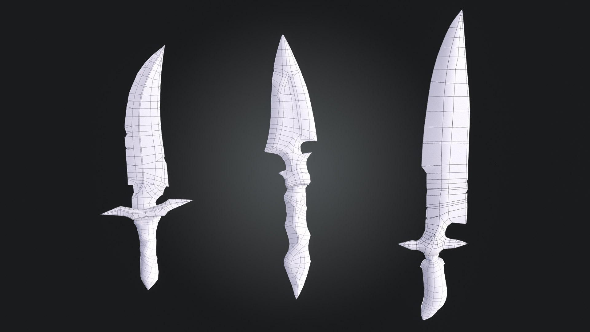 Daggers 3D Model - TurboSquid 2160662