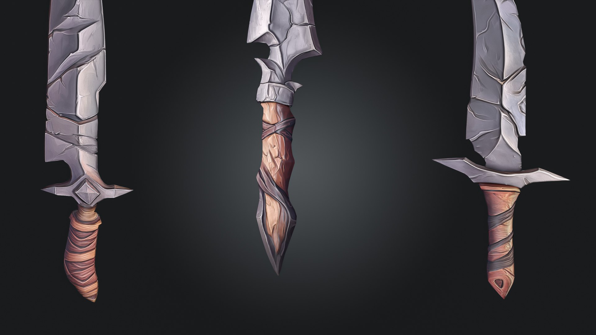 Daggers 3D Model - TurboSquid 2160662