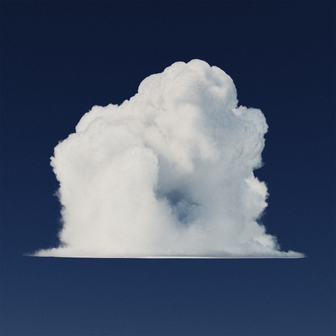 3D Photorealistic Vdb Cumulus Cloud Type D Model - TurboSquid 1901351