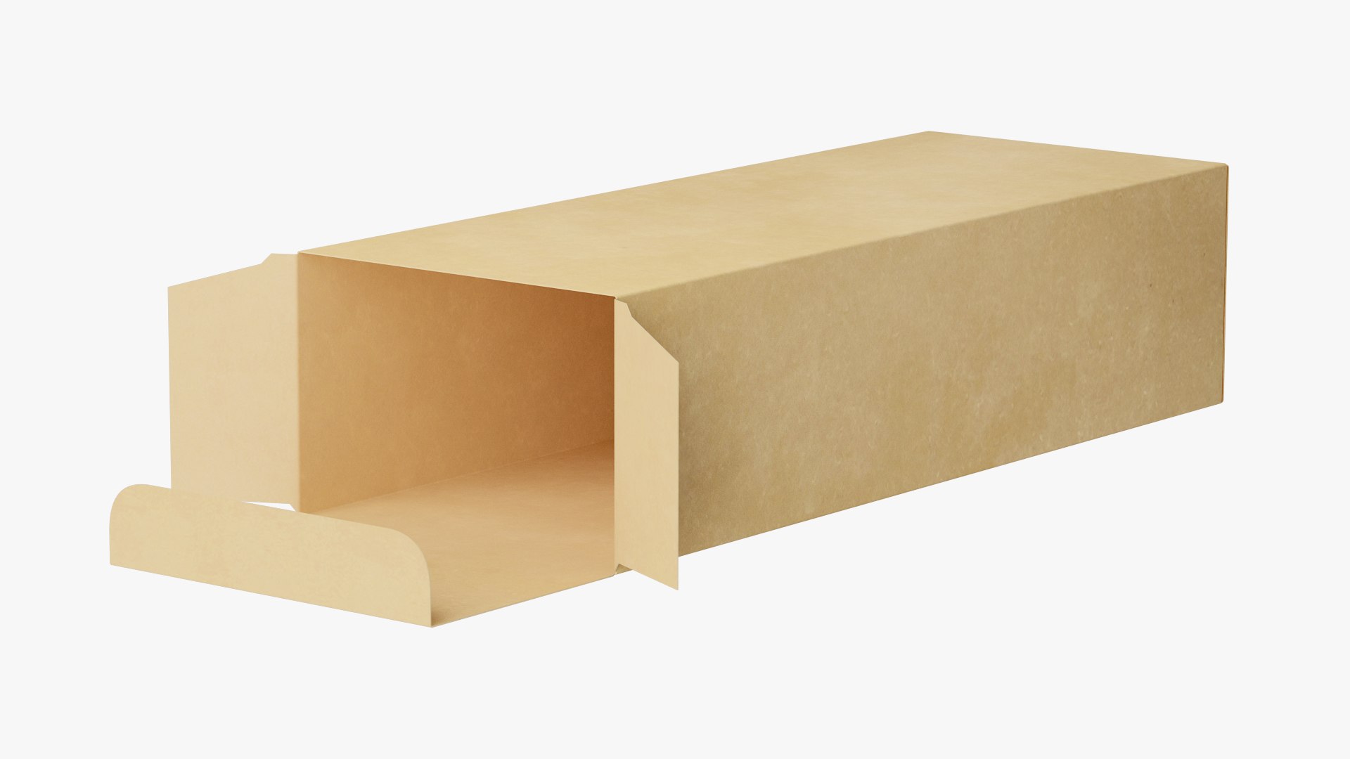 Open Packaging Box 07 3D model - TurboSquid 2079326