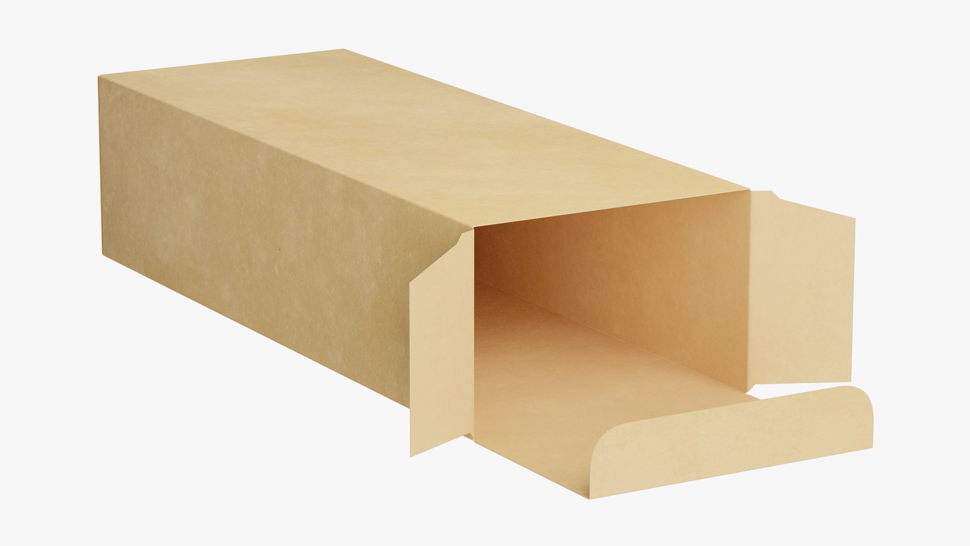 Open Packaging Box 07 3D model - TurboSquid 2079326