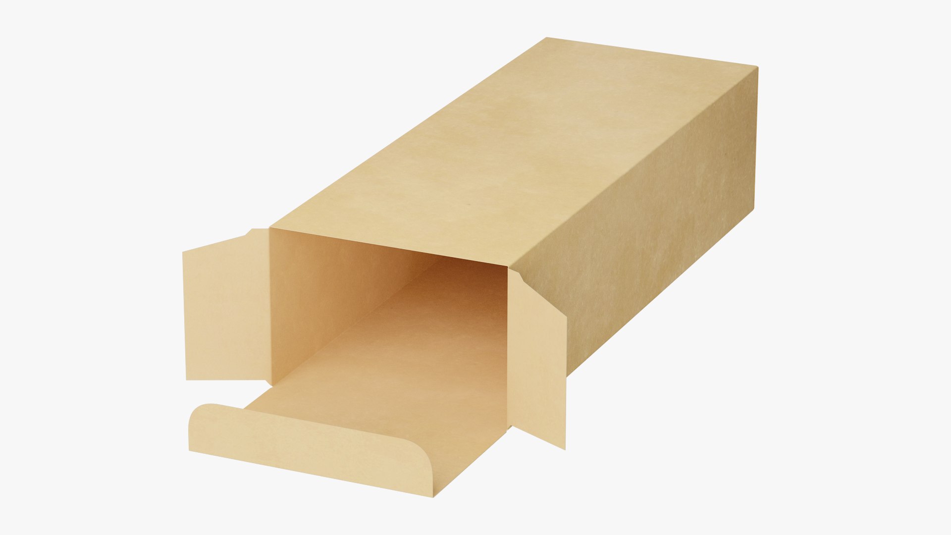 Open Packaging Box 07 3D Model - TurboSquid 2079326