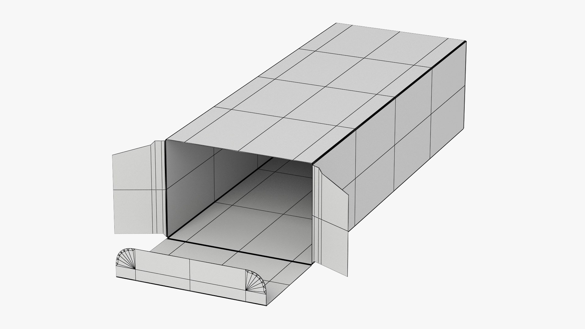 Open Packaging Box 07 3D Model - TurboSquid 2079326