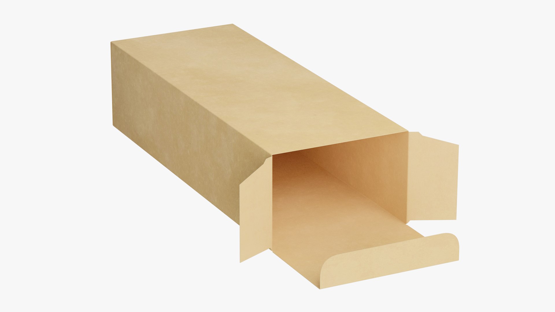 Open Packaging Box 07 3D Model - TurboSquid 2079326