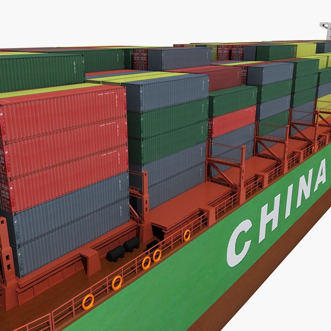Container Ship 3D Model - TurboSquid 1386528