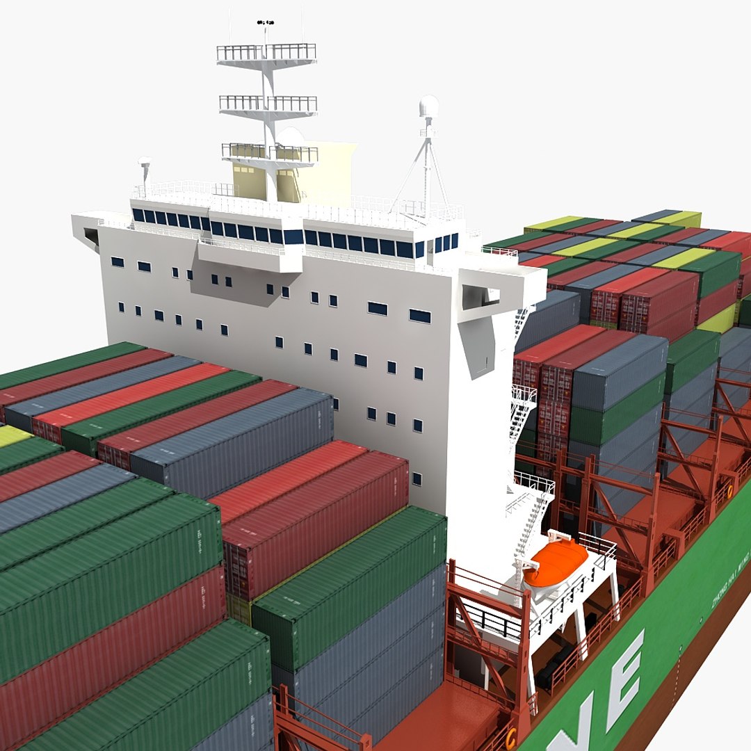 Container Ship 3D Model - TurboSquid 1386528