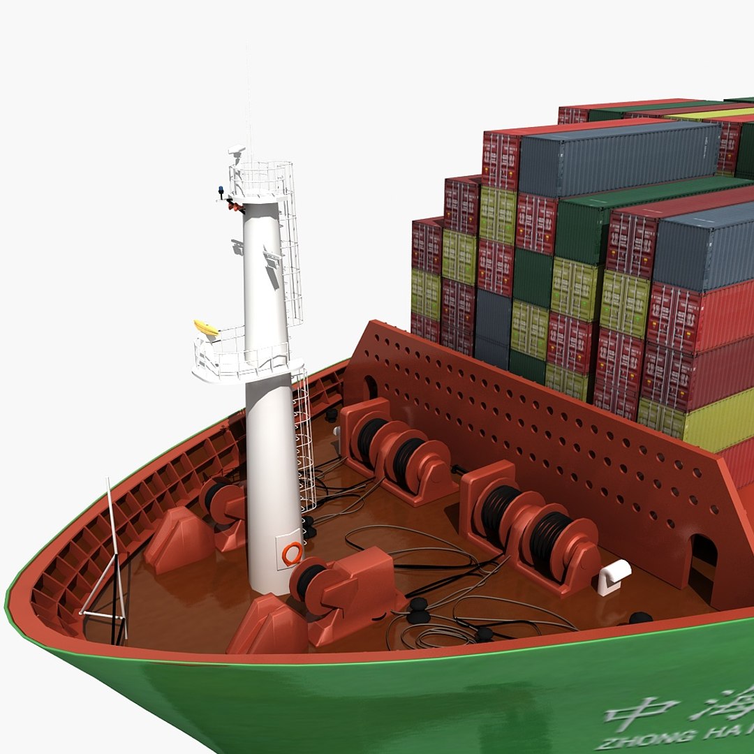 Container Ship 3D Model - TurboSquid 1386528