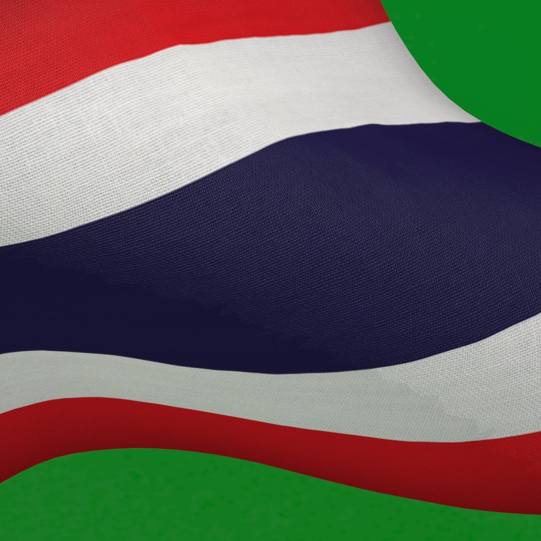 Flag Thailand - Loop 3d Model