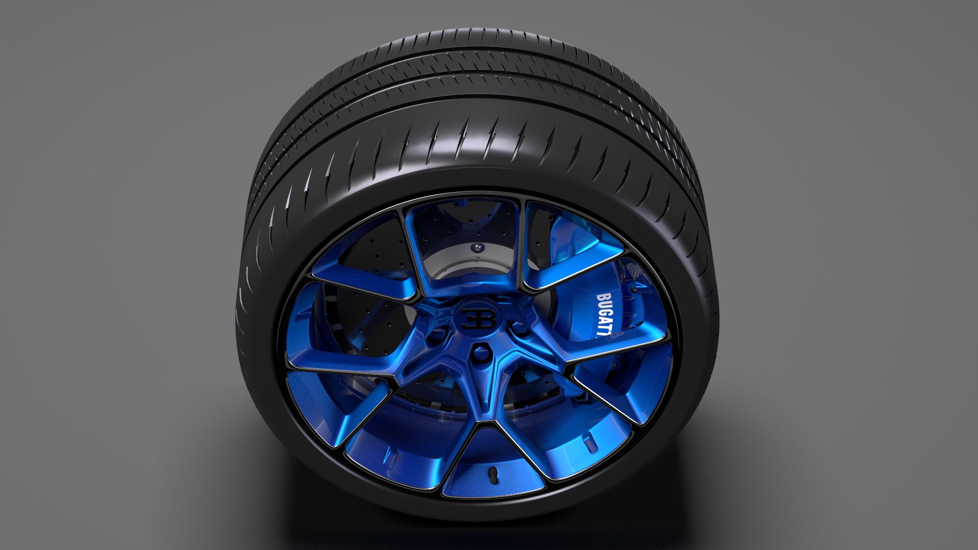 Bugatti chiron wheel 5 model - TurboSquid 1383535