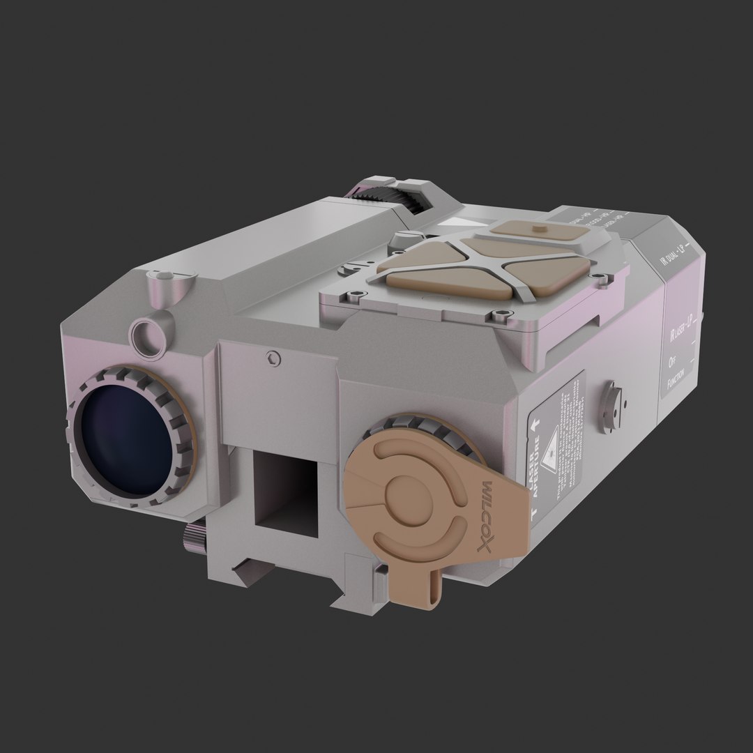 3D Wilcox Raptar Tactical Aiming Laser - TurboSquid 2241516