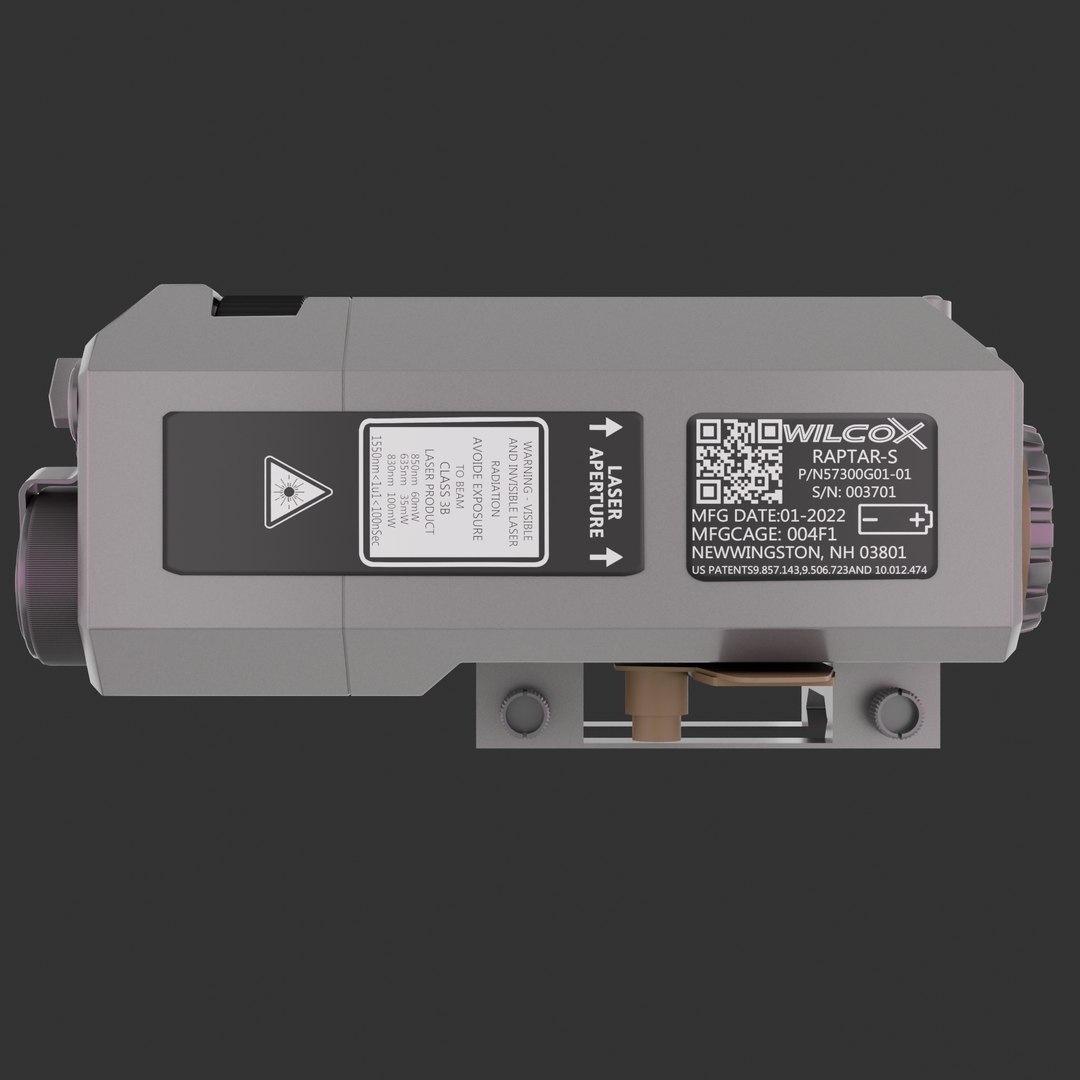 3D Wilcox Raptar Tactical Aiming Laser - TurboSquid 2241516