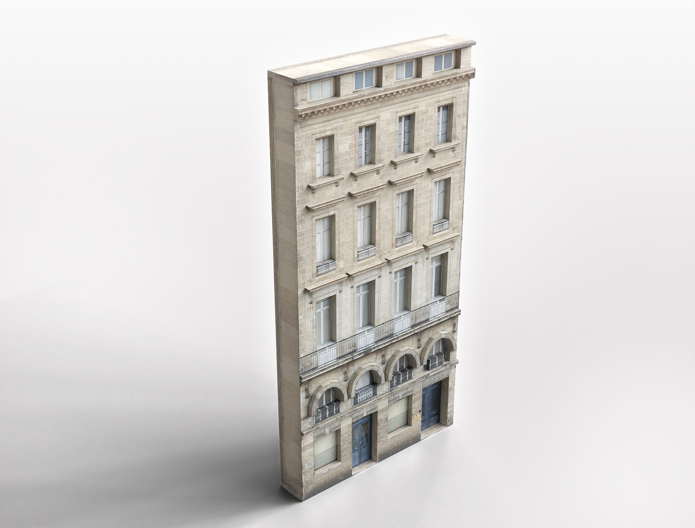 3D Building Realistic City Asset Low-poly - TurboSquid 2080305