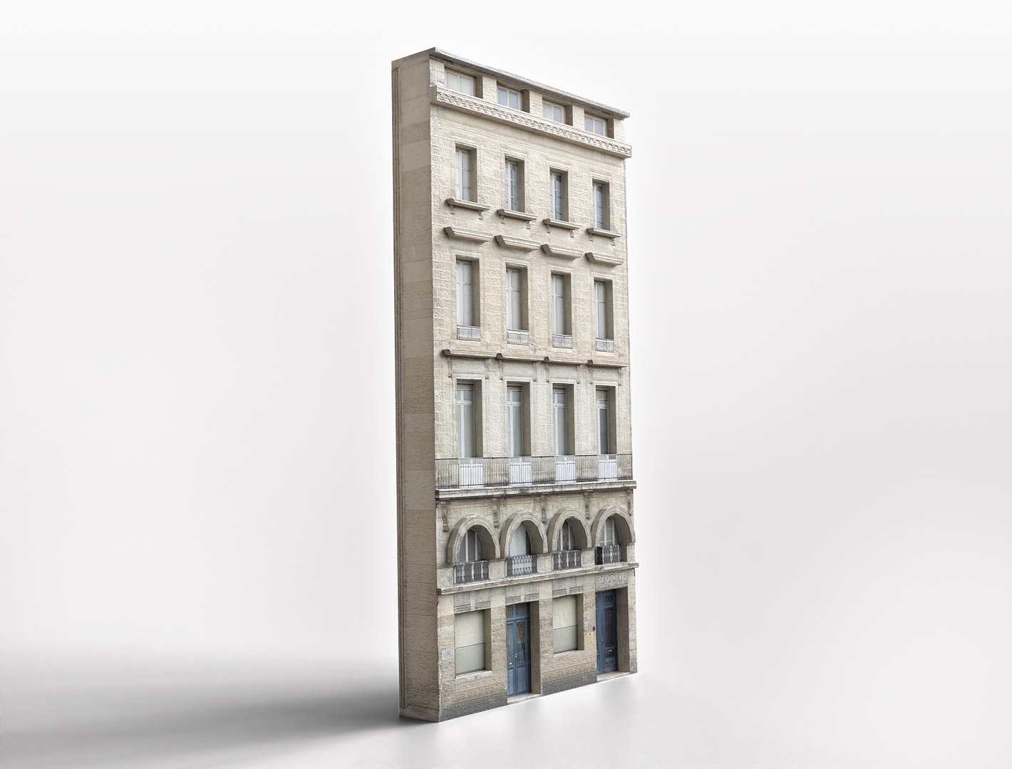 3D Building Realistic City Asset Low-poly - TurboSquid 2080305