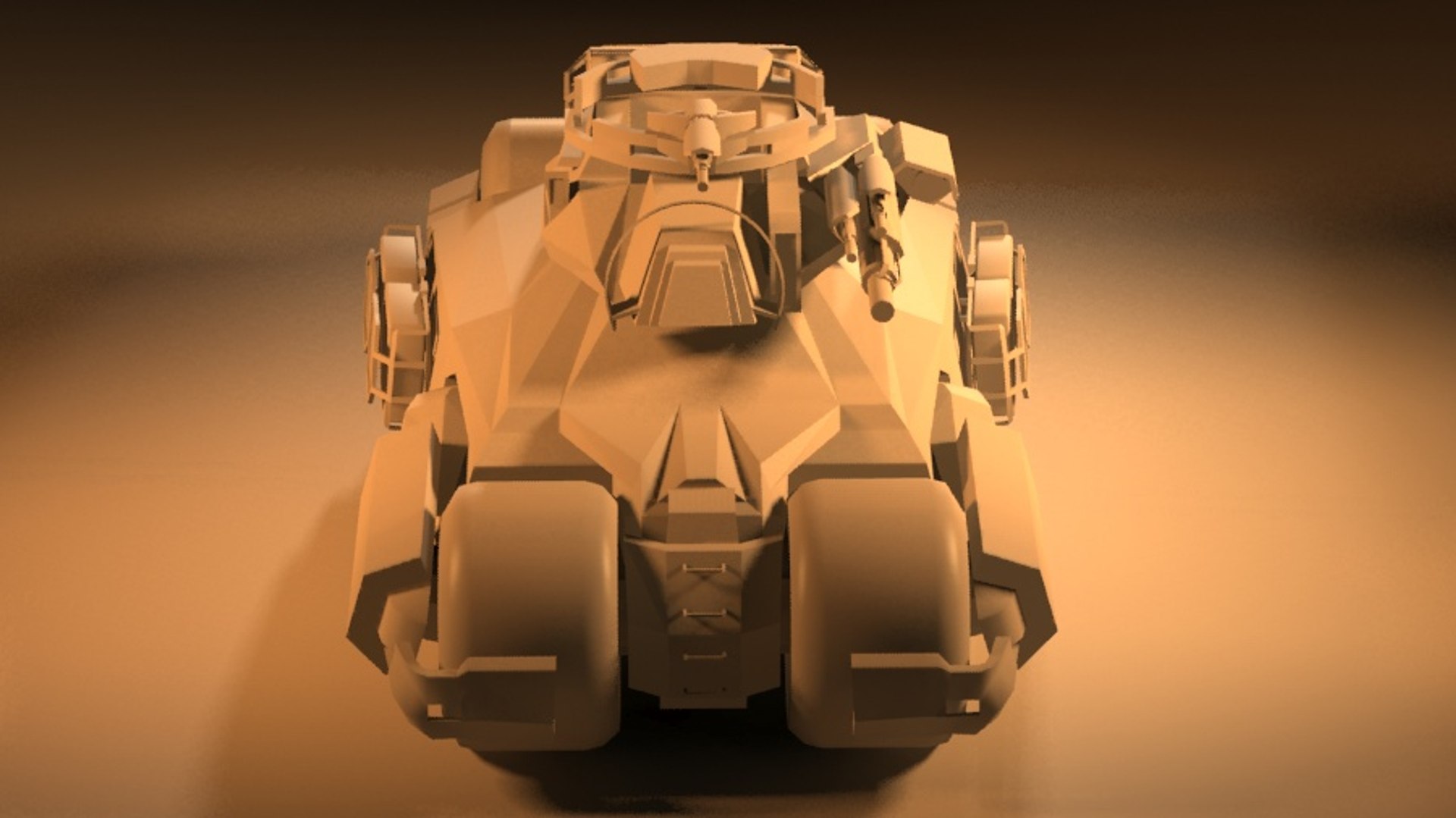 Tank Turret 3d Model