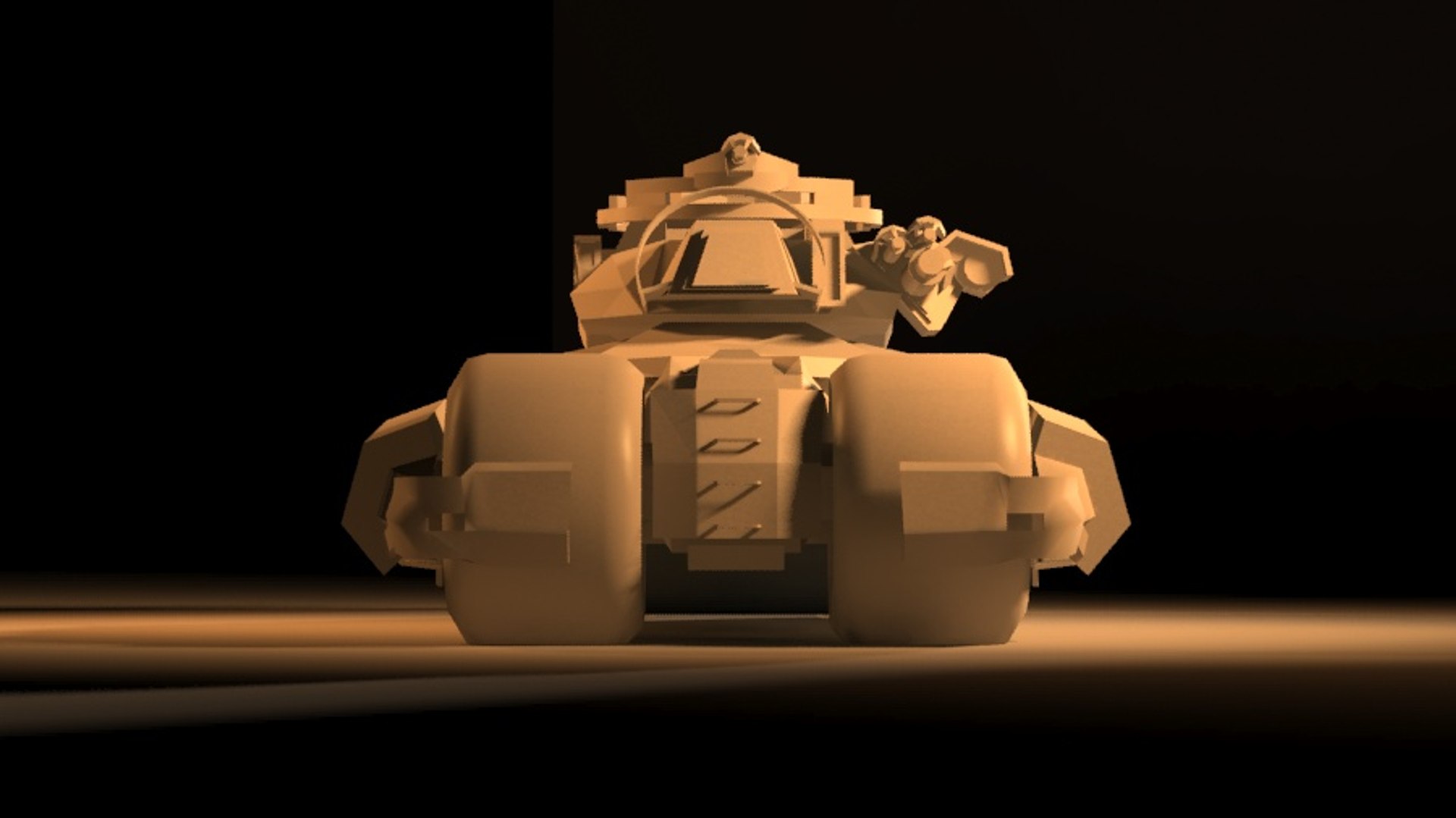 Tank Turret 3d Model