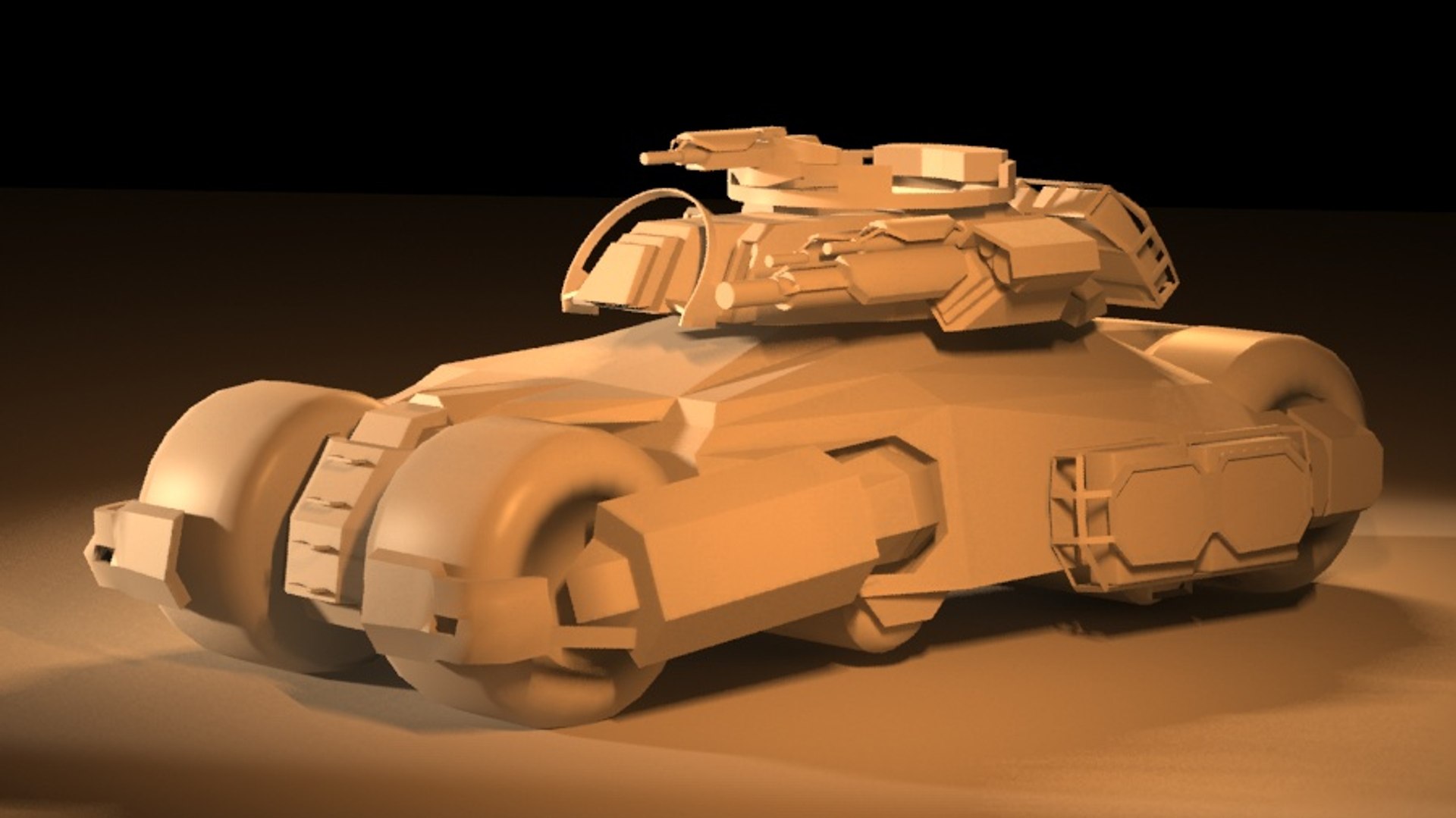 Tank Turret 3d Model