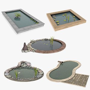 3D Pond Models - Browse & Download Formats - TurboSquid