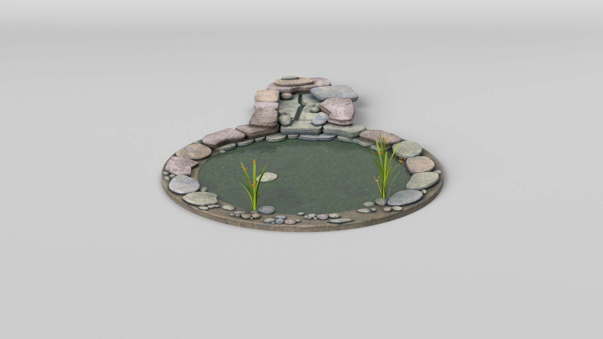 3D Pond Collection Model - TurboSquid 1773254