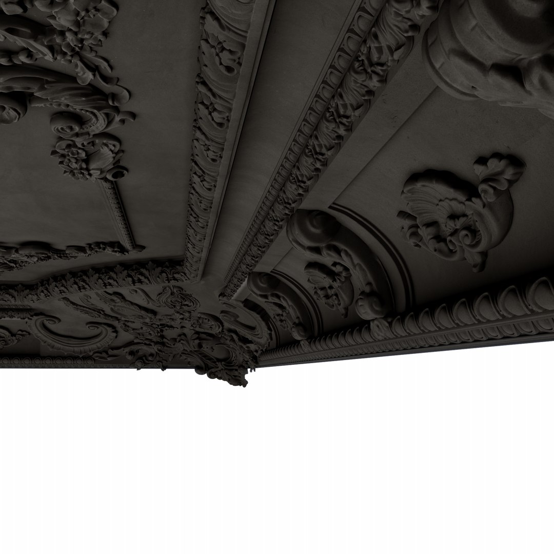 Classic Ceiling Design 3D - TurboSquid 1920029