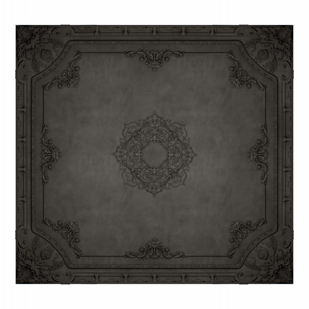 Classic Ceiling Design 3D - TurboSquid 1920029