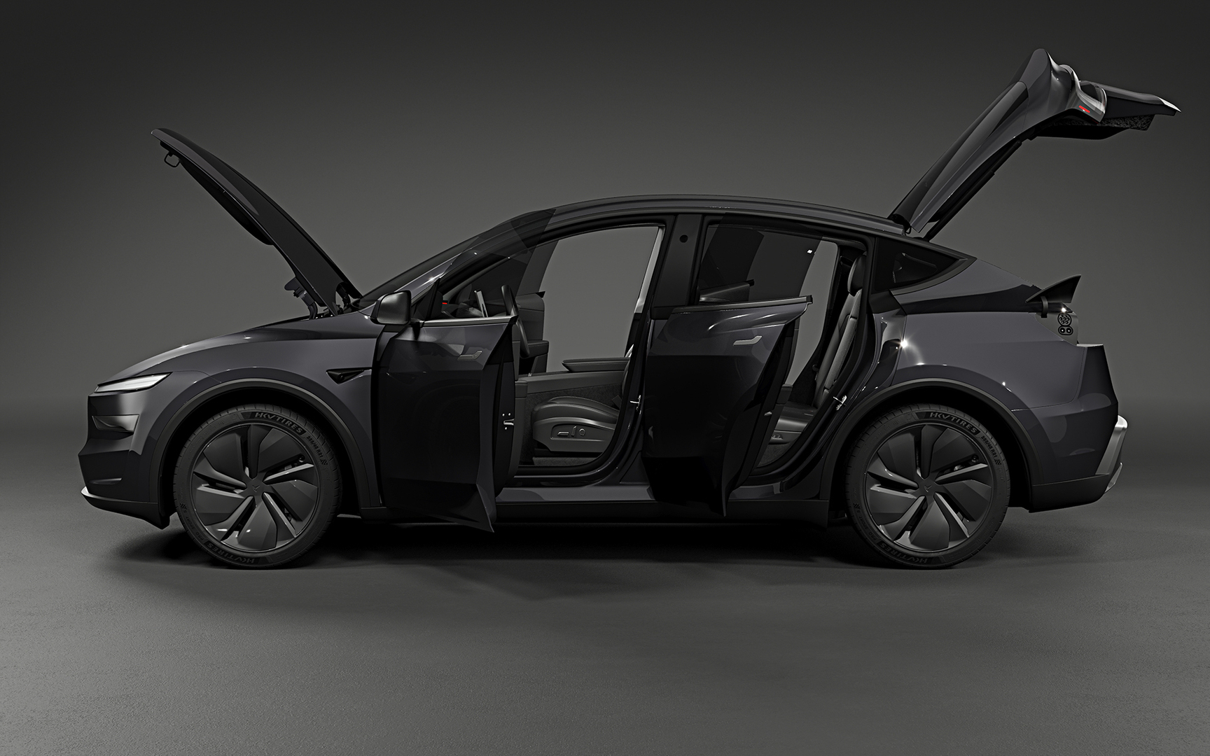 2025 Tesla Model Y Stealth Grey Model - TurboSquid 2382515