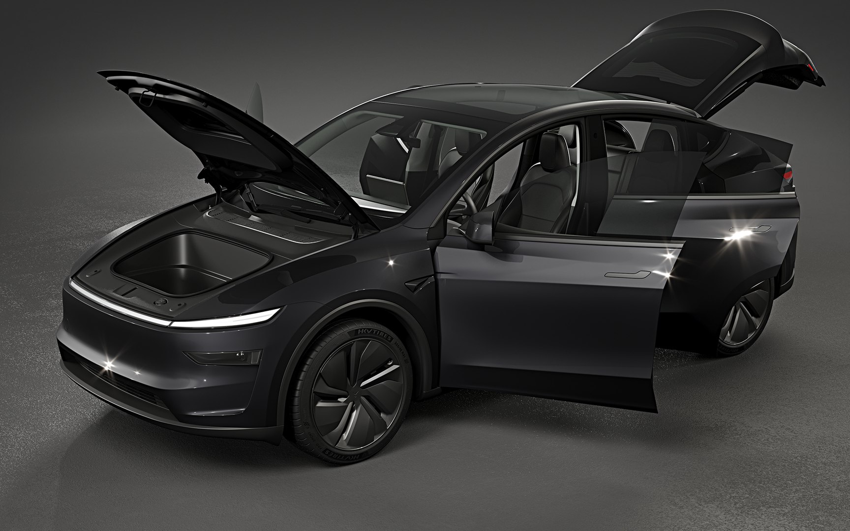 2025 Tesla Model Y Stealth Grey Model - TurboSquid 2382515