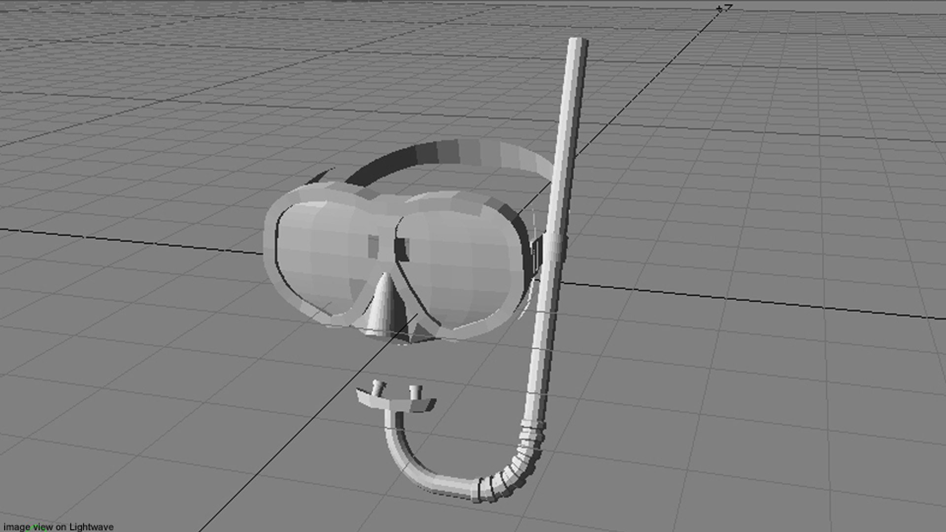 3d Dive Diver Scuba Model