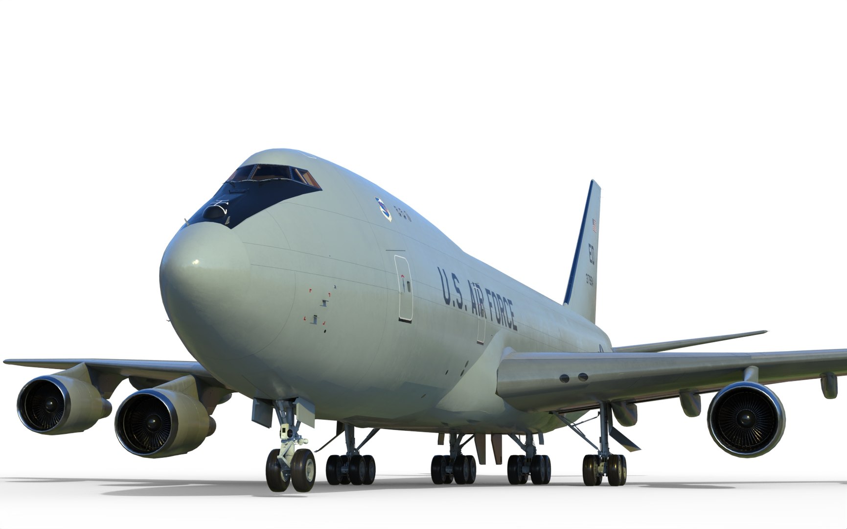 Boeing 747 Airborne Aircraft Carrier 3D Model - TurboSquid 2187183