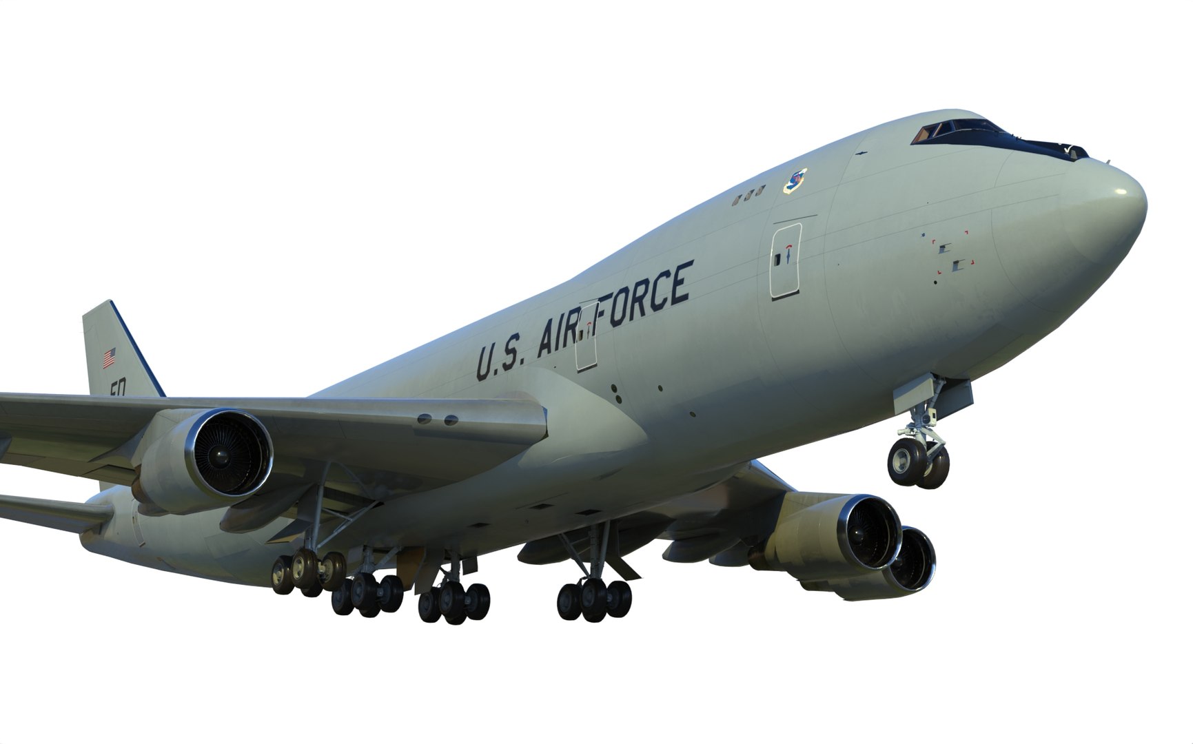 Boeing 747 Airborne Aircraft Carrier 3D Model - TurboSquid 2187183
