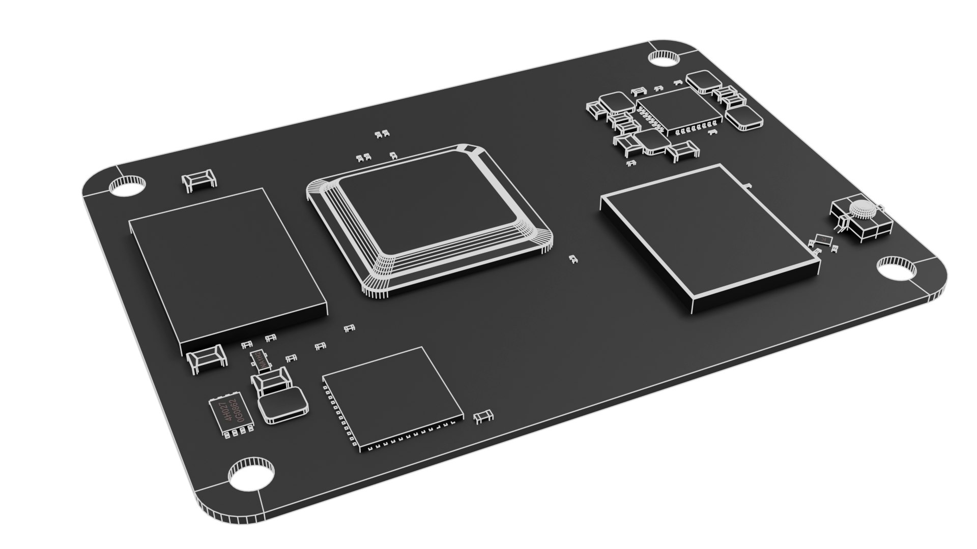 3d Raspberry Pi Compute Module 4 Model Turbosquid 2245826 