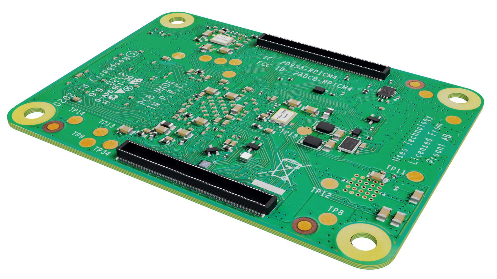 3D Raspberry Pi Compute Module 4 Model - TurboSquid 2245826