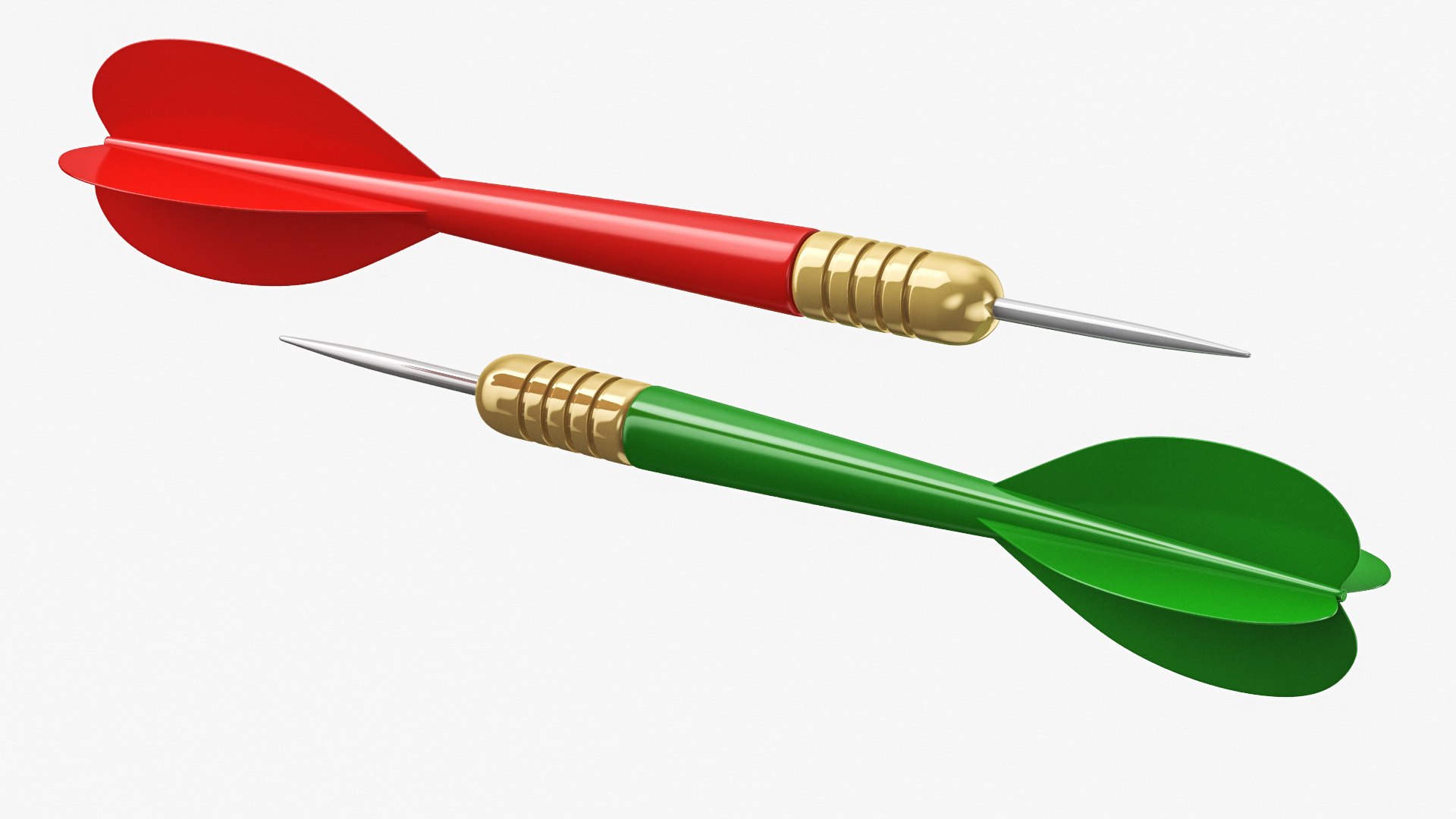 3D Dart Board With Darts 01 - TurboSquid 2133636