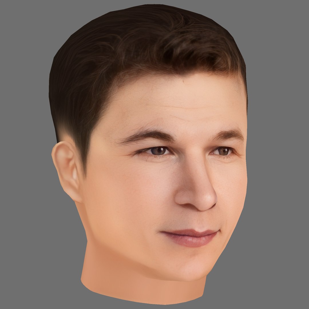 Alec Utgoff Head - Low Poly Head For Game 3D - TurboSquid 2298075