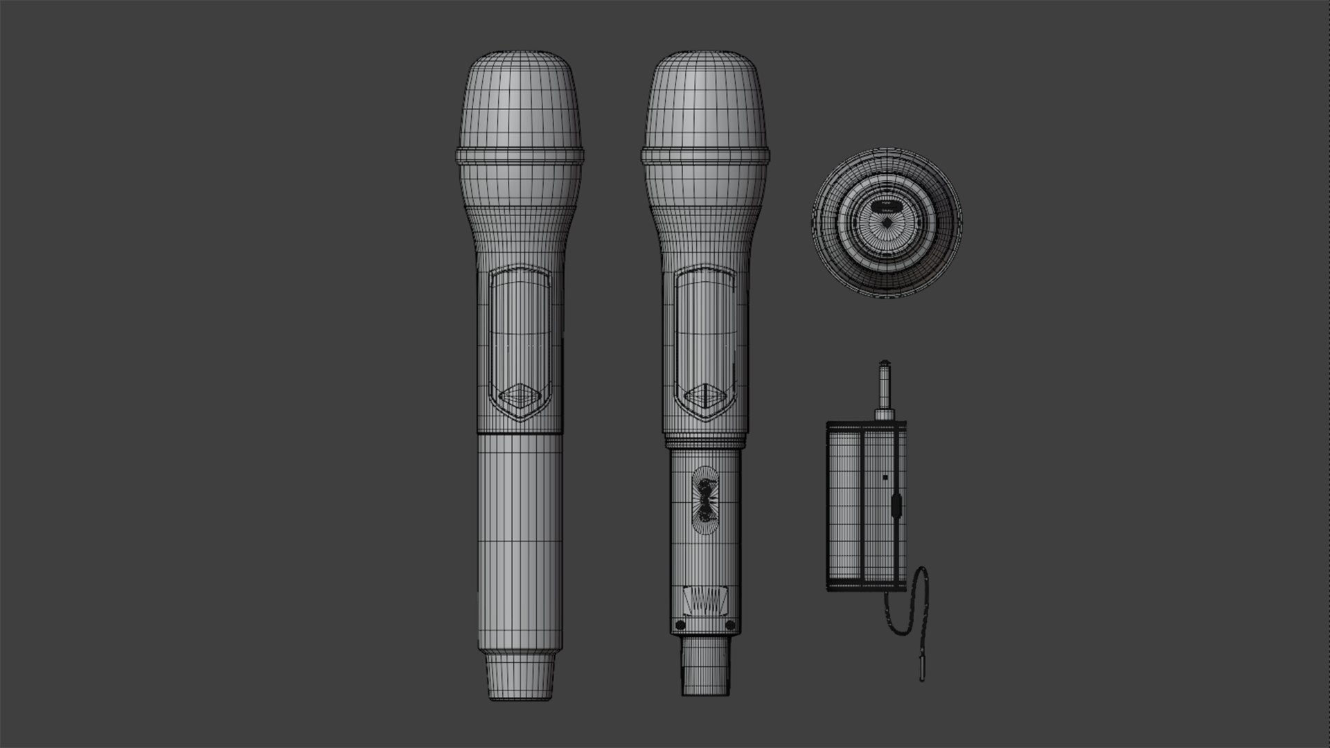 3D Wireless Microphone Model - TurboSquid 2247605