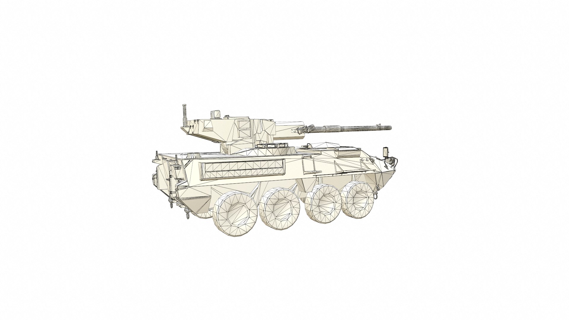 Stryker Mgs Model - TurboSquid 1509460