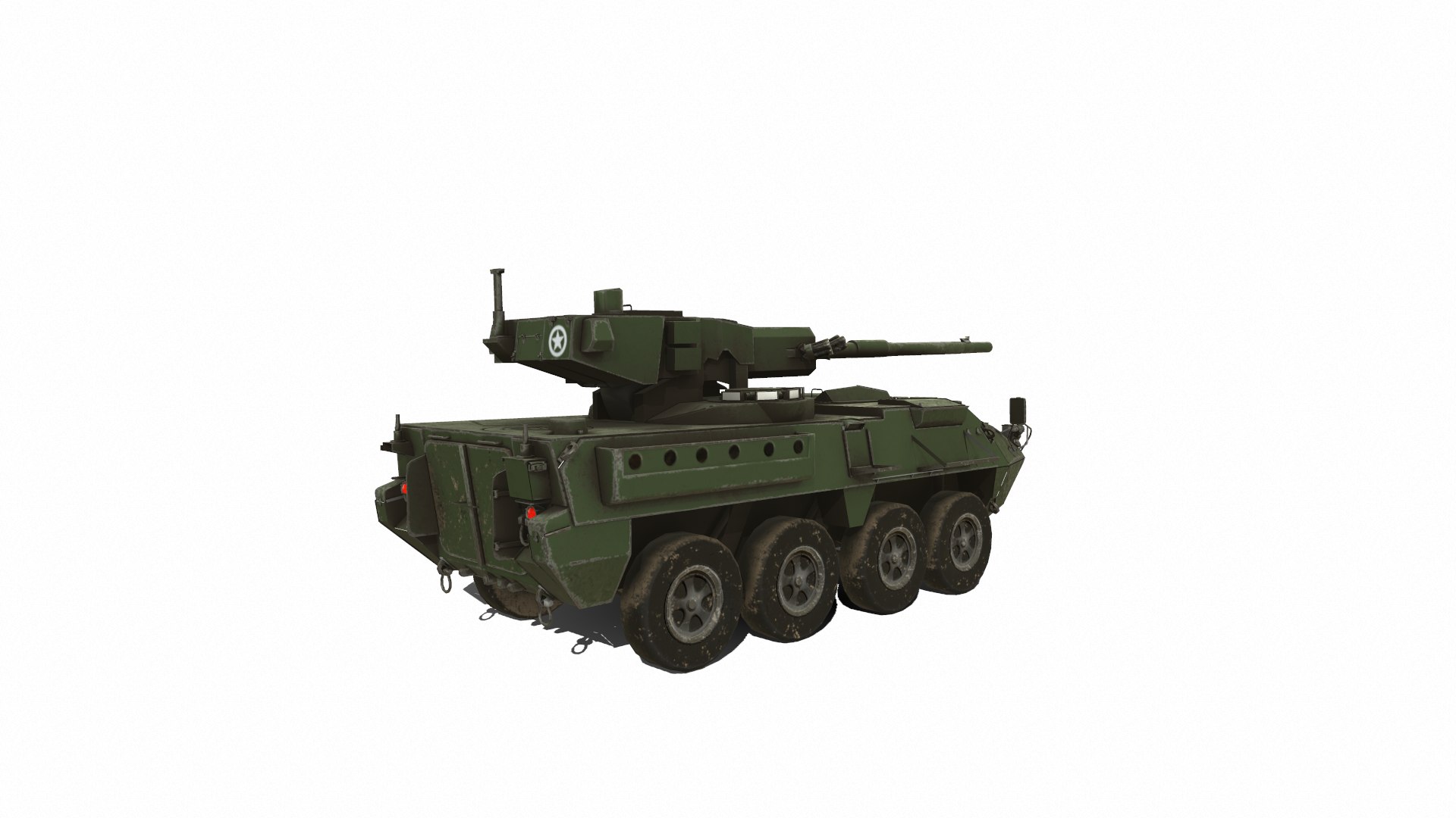 Stryker Mgs Model - TurboSquid 1509460