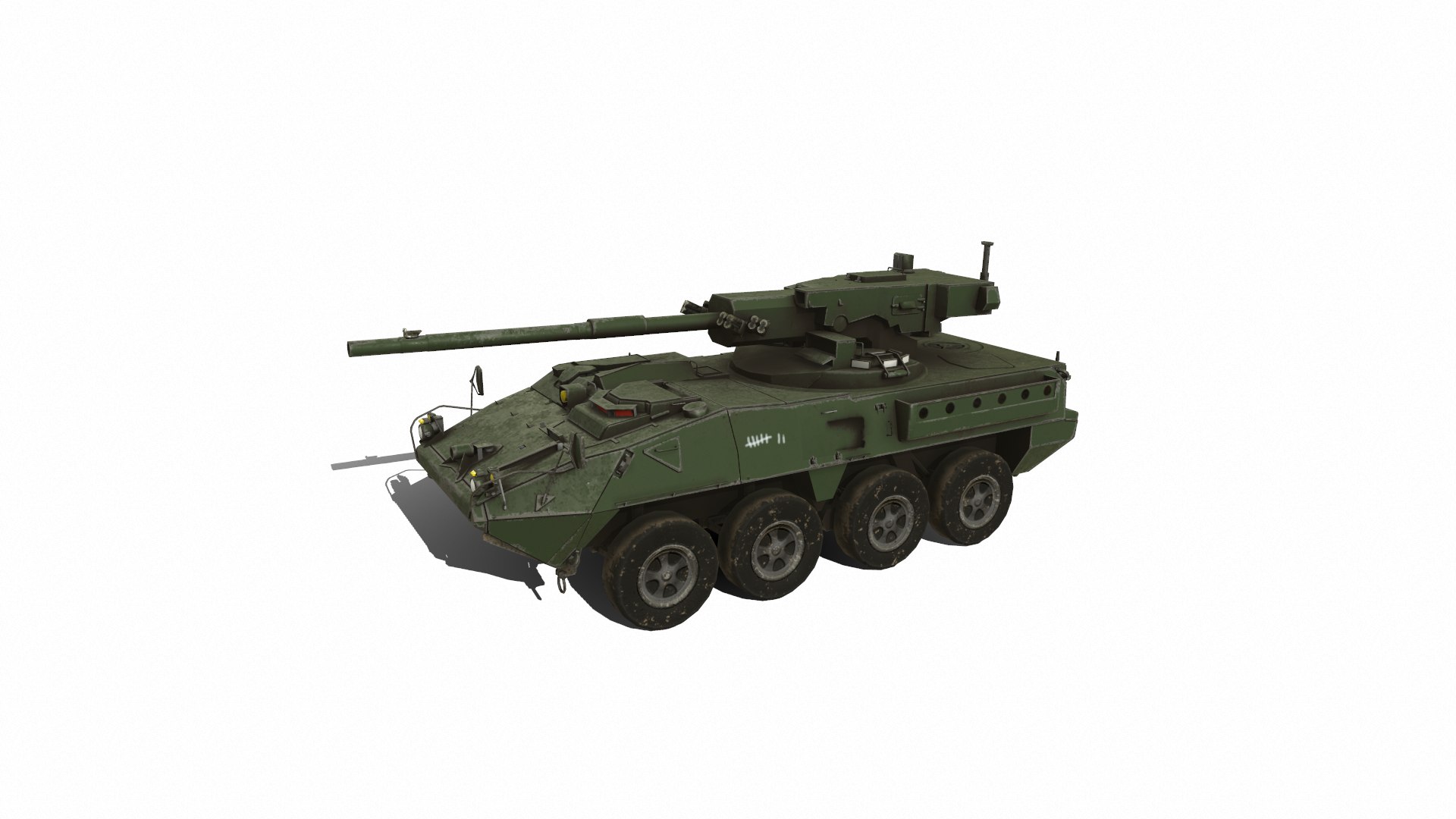 Stryker Mgs Model - TurboSquid 1509460