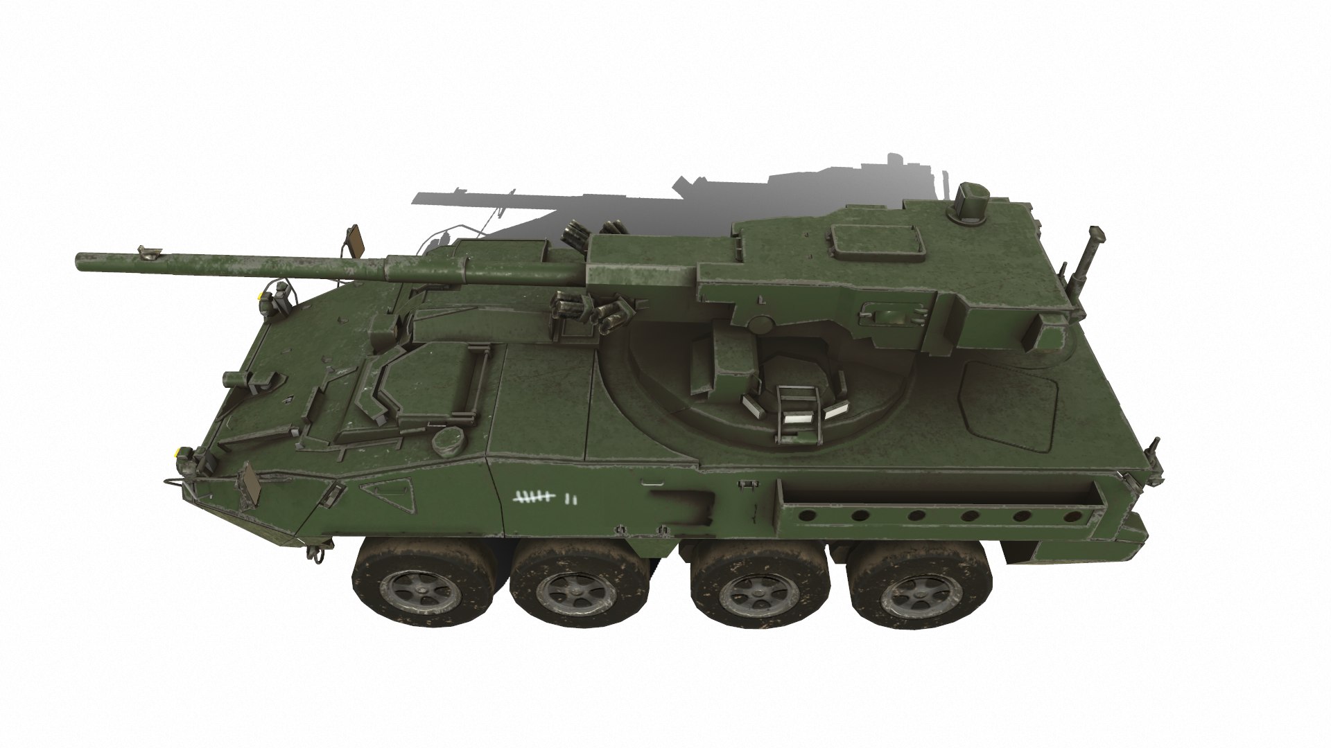 Stryker Mgs Model - TurboSquid 1509460