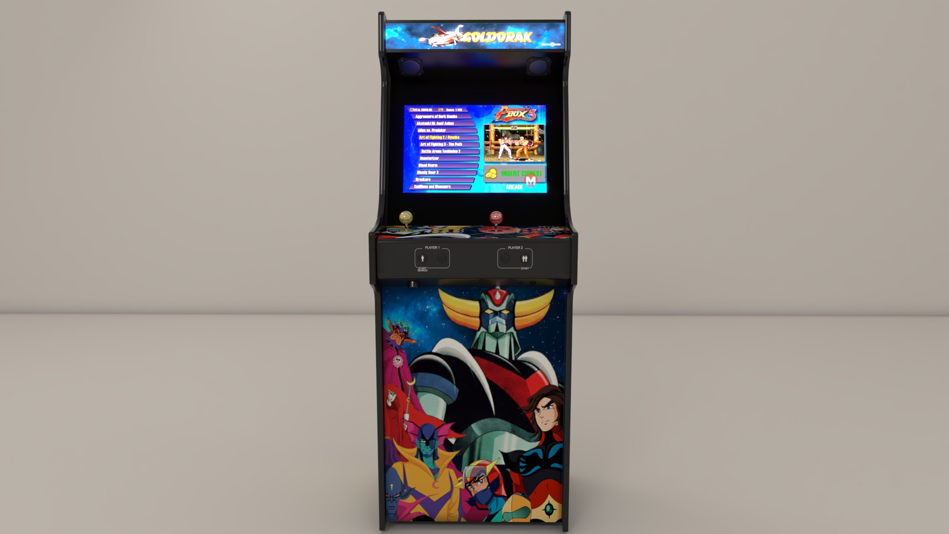 3D Model Grendizer Arcade Machine - TurboSquid 1797015