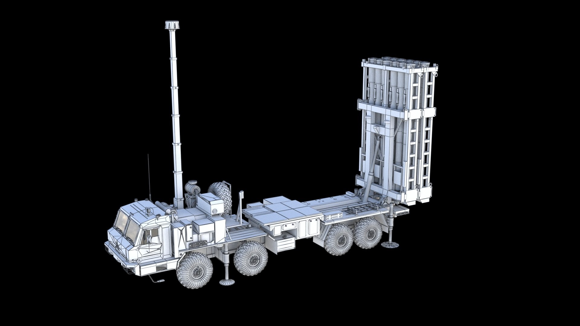 S-350 missile system 50P6E 3D model - TurboSquid 2129011