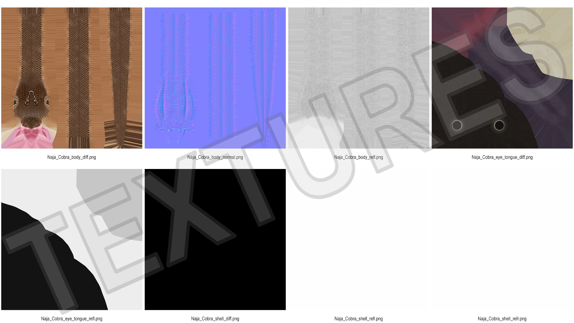 3D Naja Cobra Snake Crawling Animated Rigged - TurboSquid 2413883