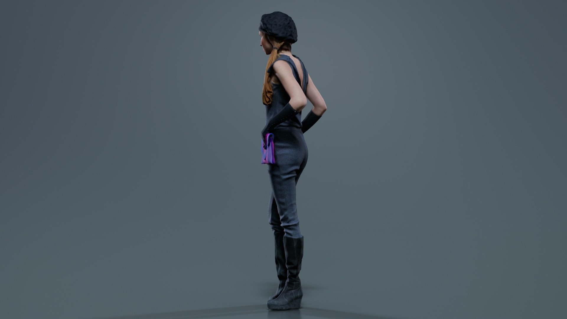 Futuristic Woman Idle Remastered 3D Model - TurboSquid 2365197