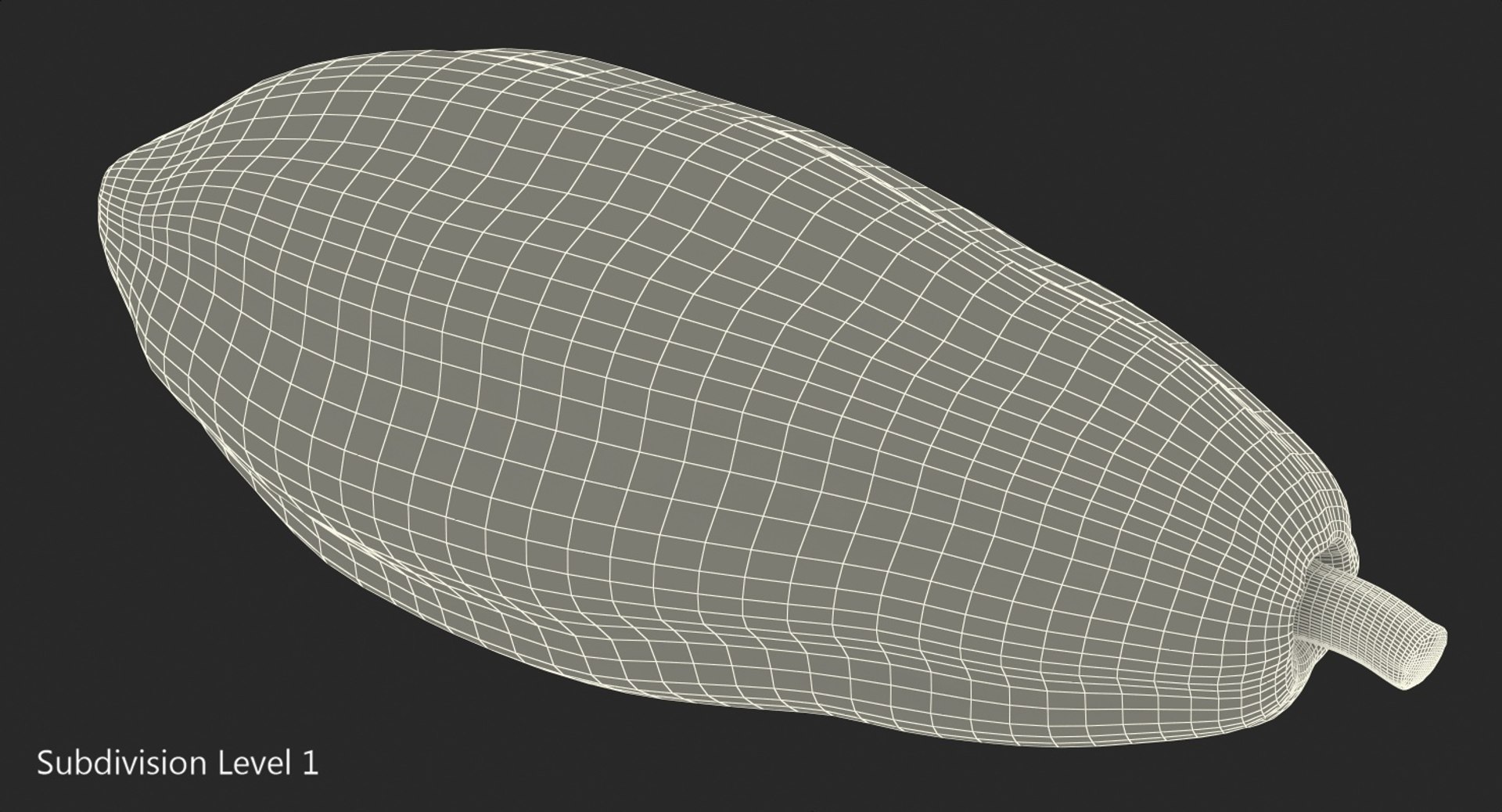 Yellow Cocoa Fruit 3D Model - TurboSquid 1373425