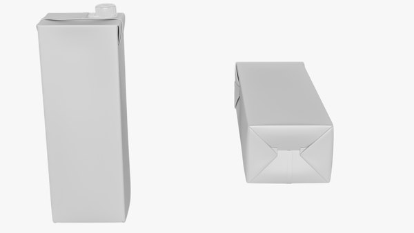 Rectangular Juice Box Collection 3D model - TurboSquid 1908604