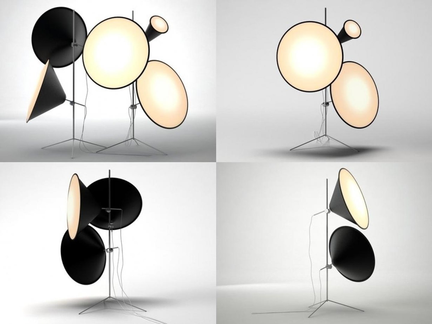 Cone Light Stand 3D - TurboSquid 1177241