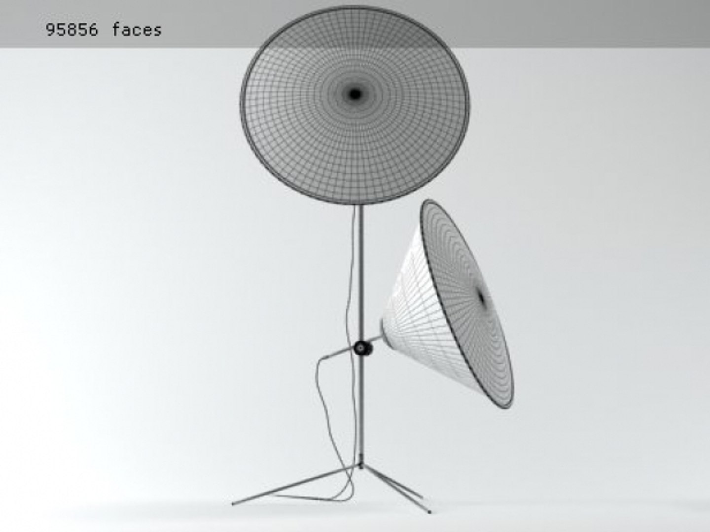 Cone Light Stand 3D - TurboSquid 1177241