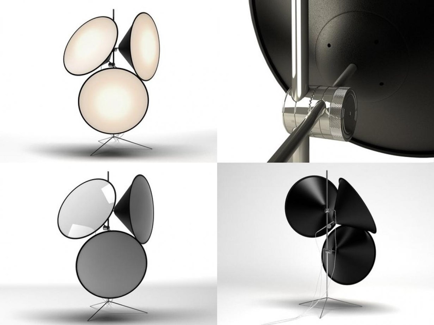 Cone Light Stand 3D - TurboSquid 1177241